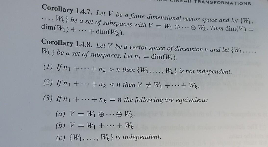 Solved Corollary 1.4.7. Let V be a finite-dimensional vector | Chegg.com Solved Corollary 1.4.7. Let V be a finite-dimensional vector | Chegg.com