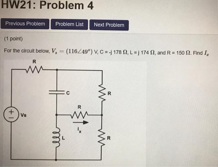 Solved For the circuit below, | Chegg.com