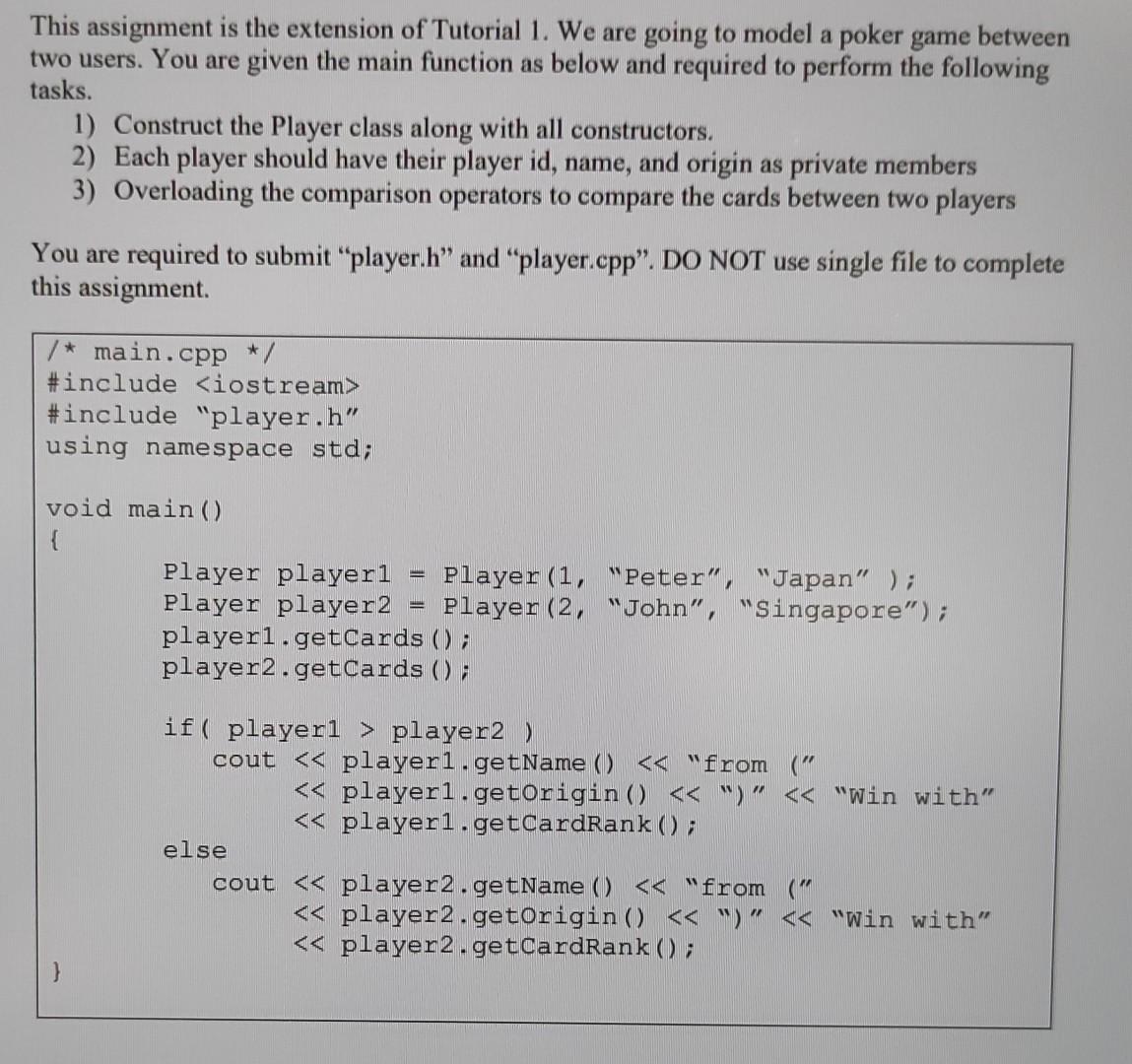 Solved In this tutorial, we are going to write a simple | Chegg.com