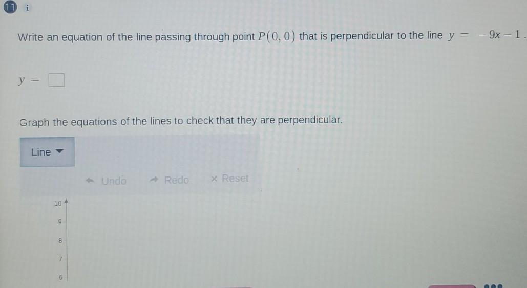 Solved 11 i Write an equation of the line passing through | Chegg.com