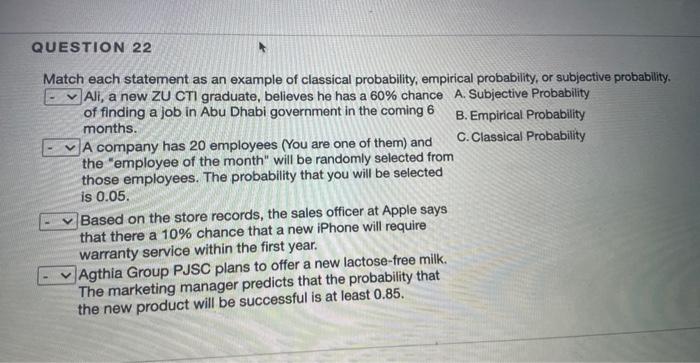 Solved Match each statement as an example of classical | Chegg.com