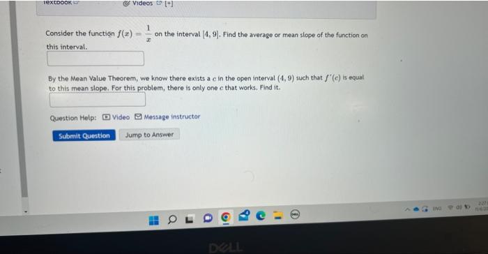 Solved Consider the function f(x)=5−8x2 on the interval | Chegg.com
