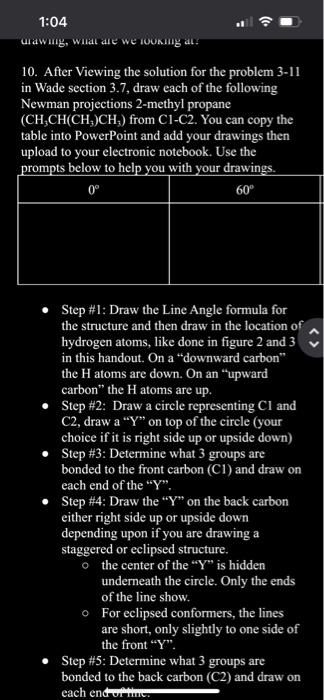 Solved Draw Newman projections of the following molecules | Chegg.com
