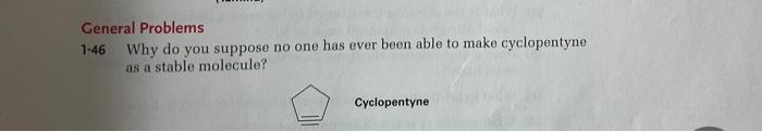 Solved General Problems 1-46 Why do you suppose no one has | Chegg.com