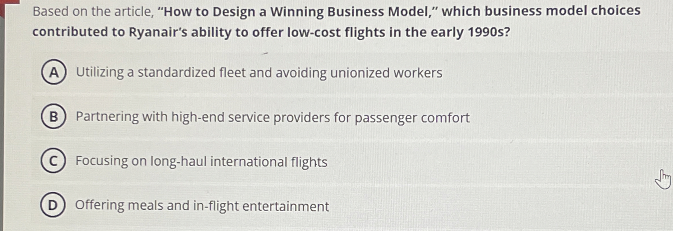 Solved Based on the article, "How to Design a Winning | Chegg.com