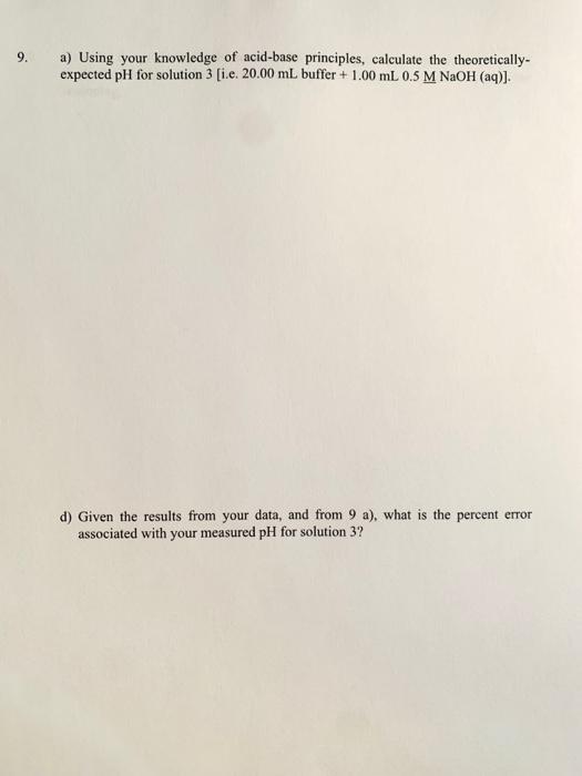 Solved DATA: Labs MAKING THE BUFFER Target volume of | Chegg.com