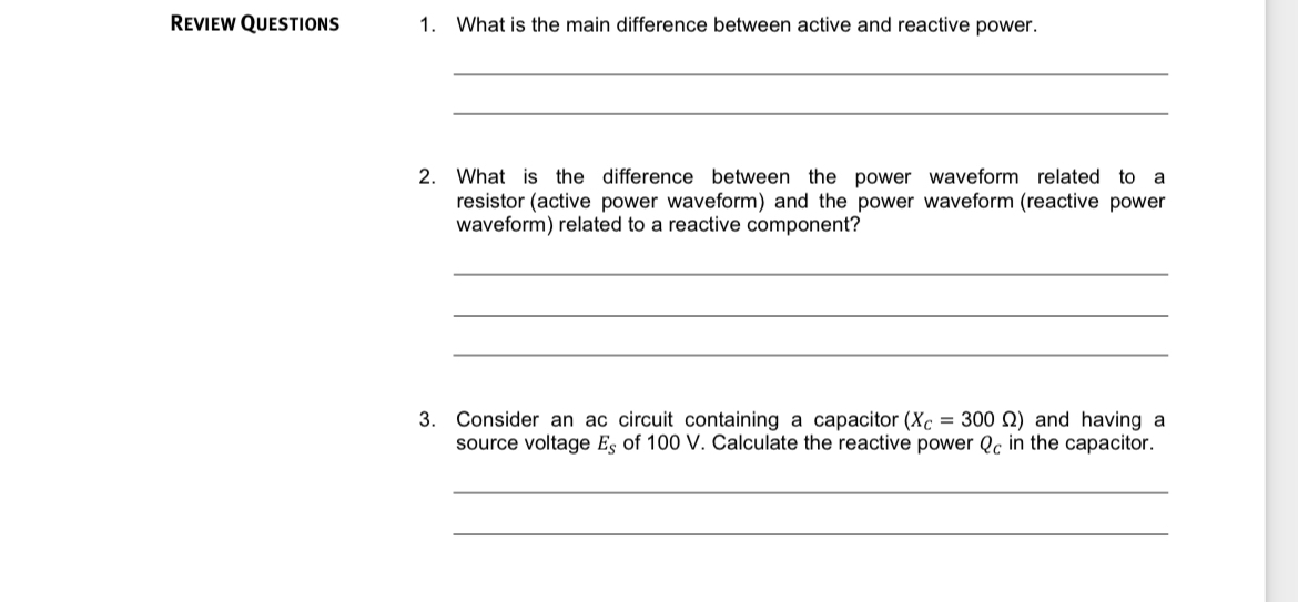 Solved Review Questionswhat Is The Main Difference Between