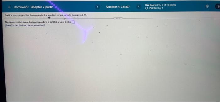 Solved Homework Chapter 7 Part2 Question 4 7 6 327 Hw