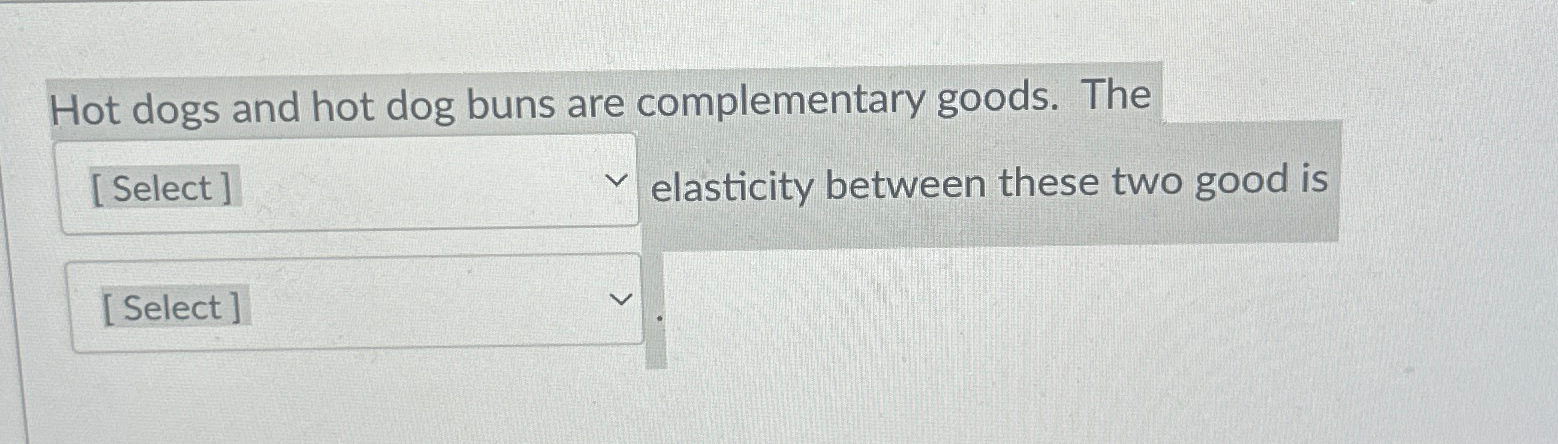Solved Hot dogs and hot dog buns are complementary goods. | Chegg.com