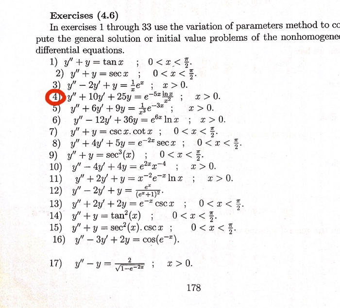 Solved Exercises (4.6) In exercises 1 through 33 use the | Chegg.com