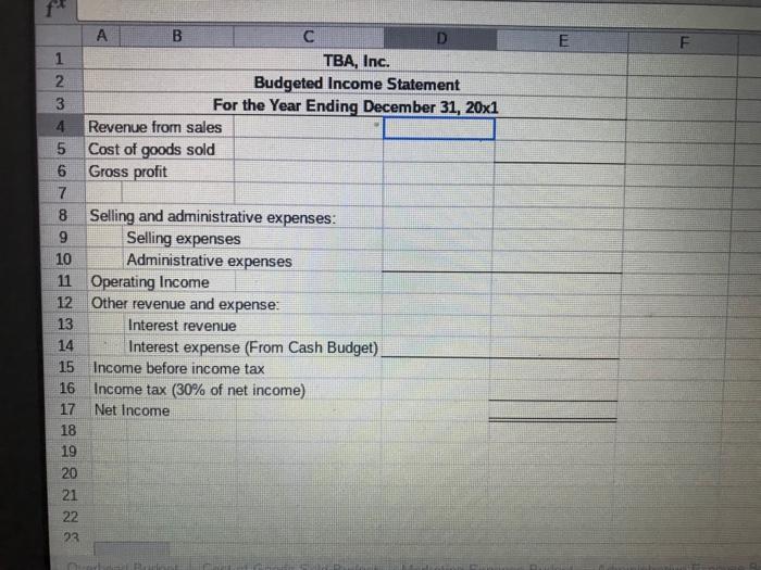 Solved Page 1 of 3 2 TBA, Inc., manufactures and sells | Chegg.com