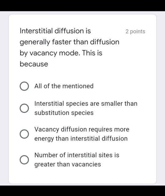 Solved 8 أغسطس زال ۳۰,1KB) 2 points Delta iron occurs at | Chegg.com