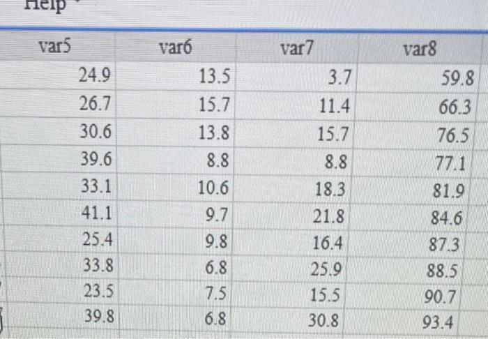 (a) Construct a correlation matrix between x1,x there | Chegg.com