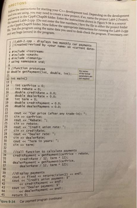 Solved SOY TO TOP moldaban LAB 9-3 Modify If necessary, | Chegg.com