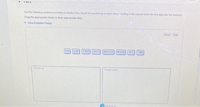 Solved Sort the following nurvbers according to whether they | Chegg.com