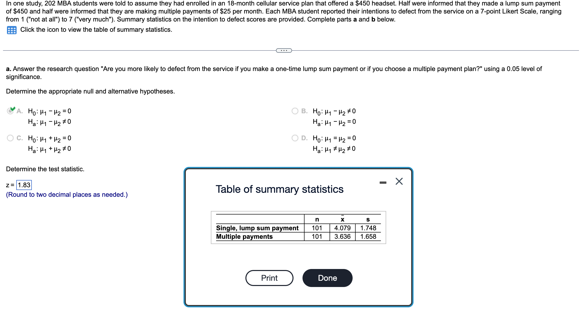 Solved from 1 ("not at all") ﻿to 7 ("very much"). ﻿Summary | Chegg.com