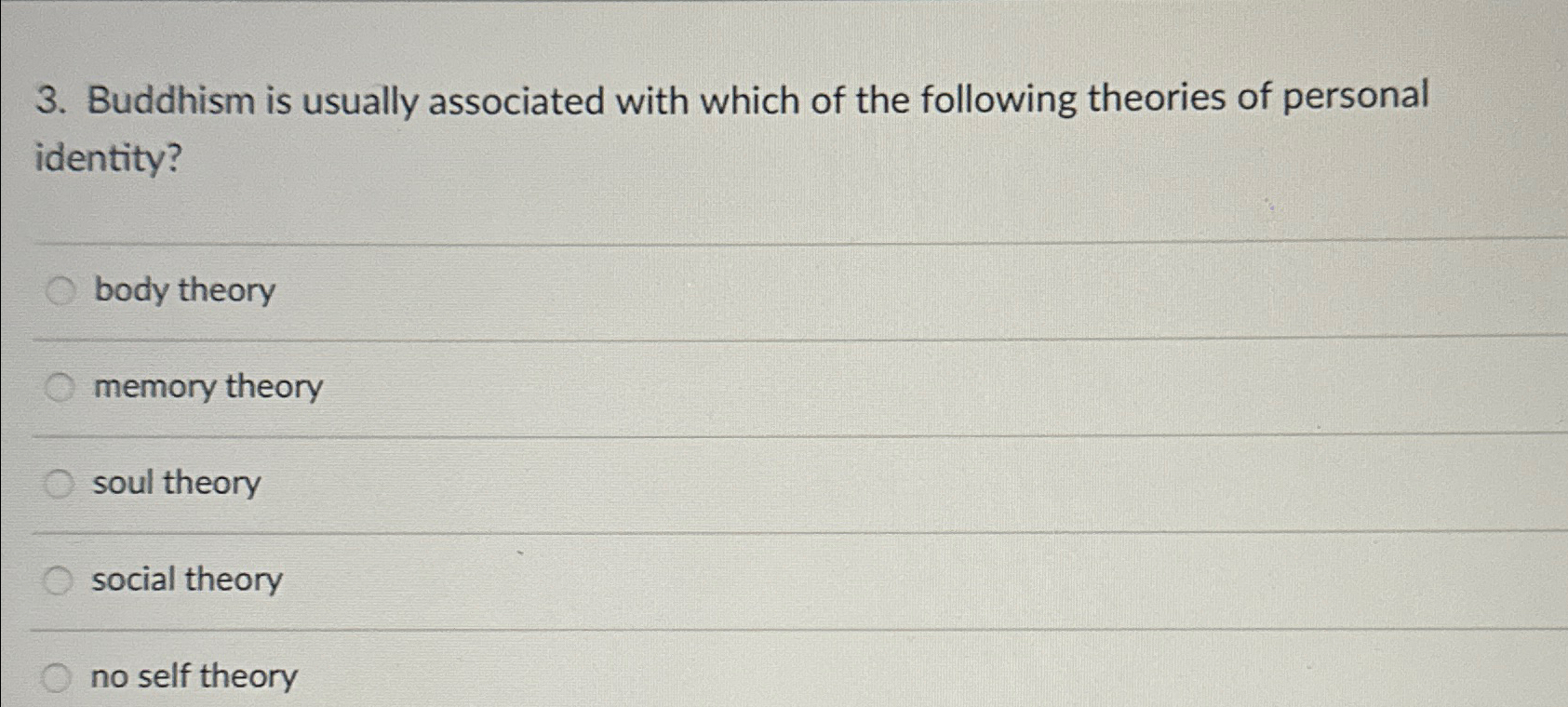 Solved Buddhism is usually associated with which of the | Chegg.com