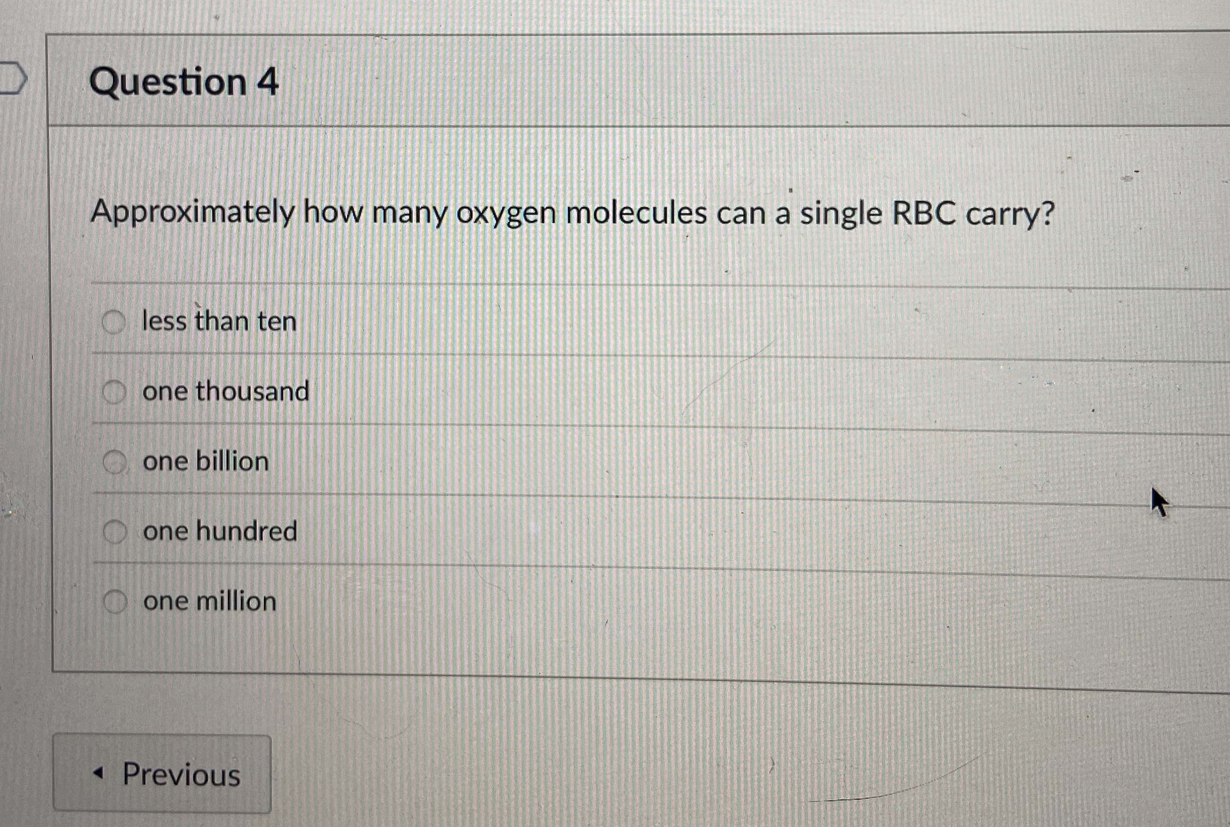 Solved Approximately how many oxygen molecules can a single | Chegg.com