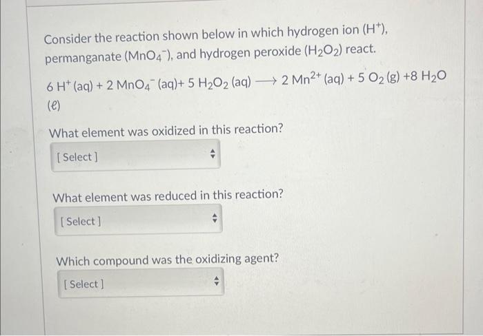[Solved]: Consider the reaction shown below in which hydrog