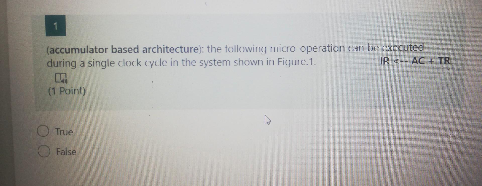 Solved 1 (accumulator based architecture): the following | Chegg.com