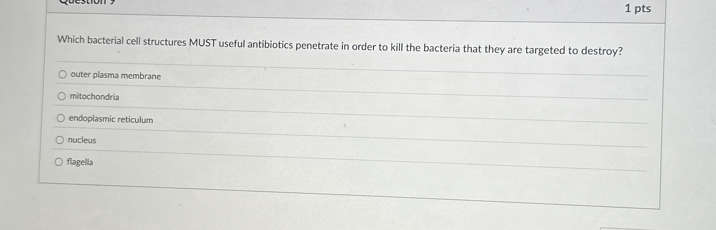 Solved Which bacterial cell structures MUST useful | Chegg.com