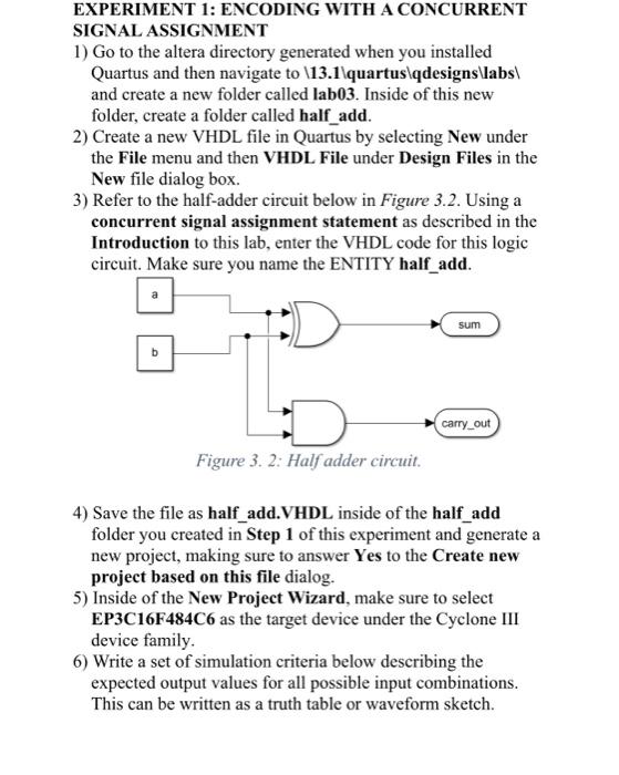 EXPERIMENT 1: ENCODING WITH A CONCURRENT SIGNAL | Chegg.com