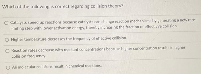 Solved Which of the following is correct regarding collision | Chegg.com