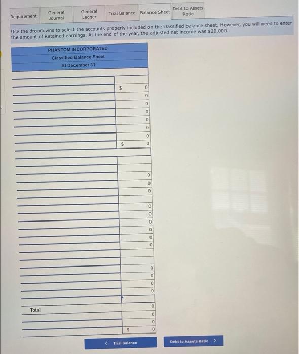 Solved Jse the dropdowns to select the accounts properiy | Chegg.com