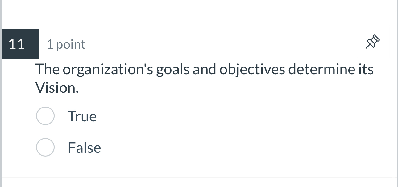 Solved 111 pointThe organization's goals and objectives | Chegg.com Solved 111 pointThe organization's goals and objectives | Chegg.com