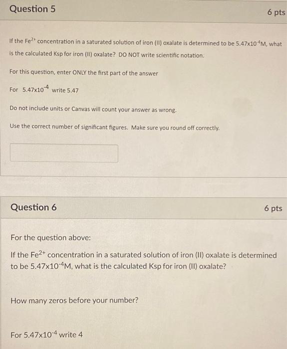 Solved Why were different amounts of iron (II) ammonium | Chegg.com