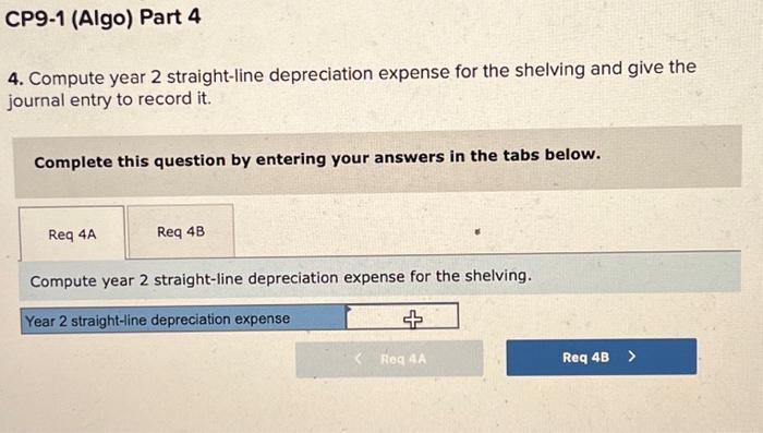 Solved Required information CP9-1 (Algo) Computing | Chegg.com