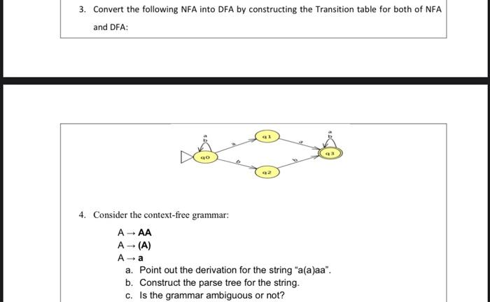 Solved Course Theory of CompilersOnly soft copy assignments | Chegg.com