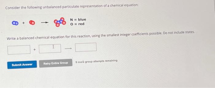 Solved Consider the following unbalanced particulate | Chegg.com