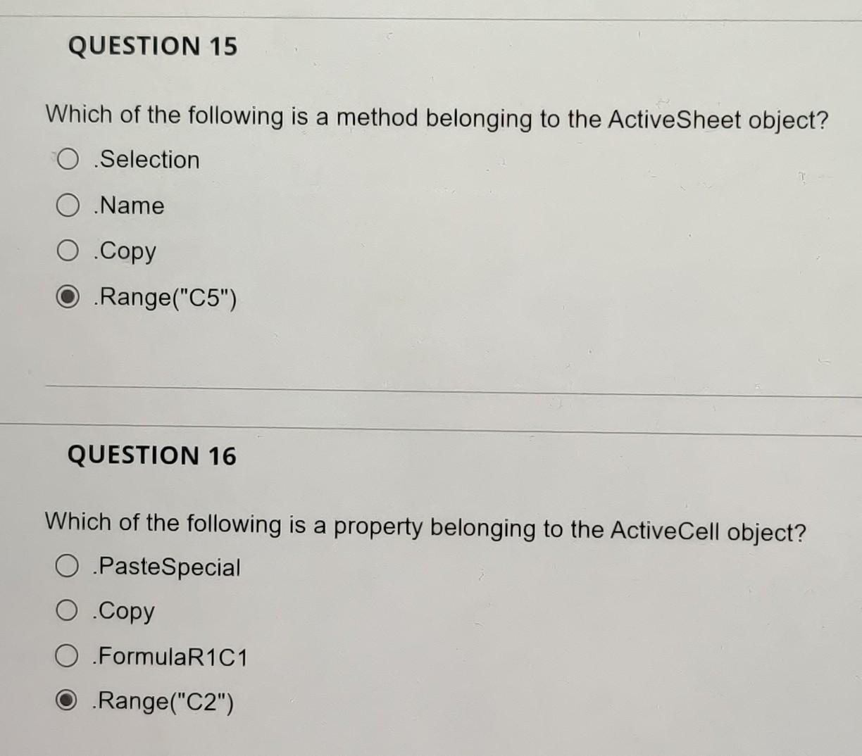 Solved Range("C4").AutoFill Destination:=Range("C4:C54") It | Chegg.com