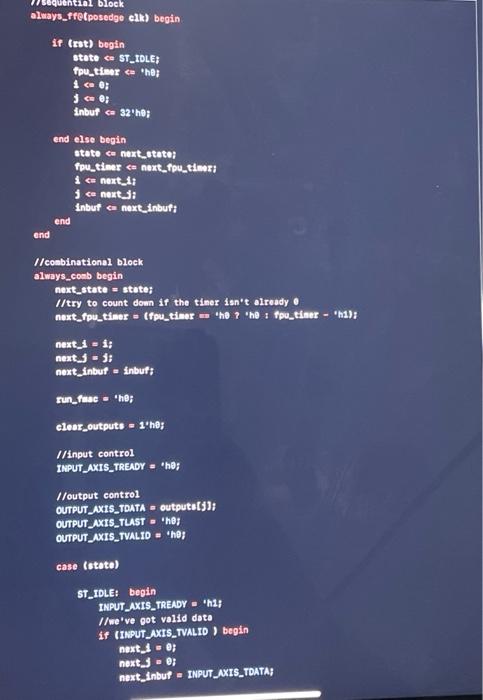 Solved I am writing verilog and Im trying to accelerate mt | Chegg.com