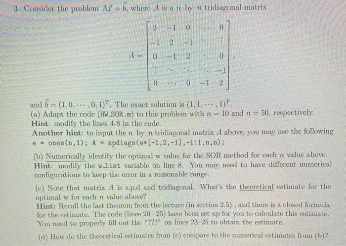 Gs Sor Method For Solving Linear System Ax B Close