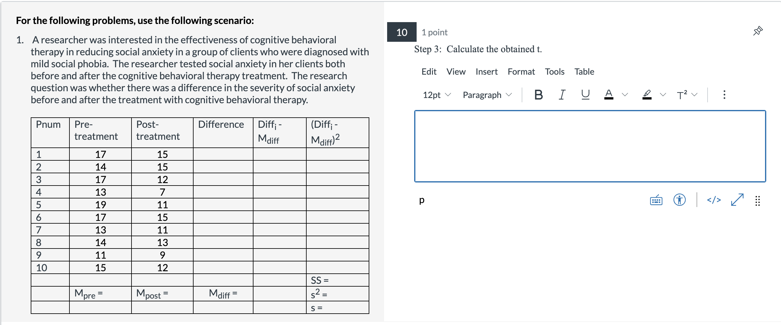 Solved For the following problems, use the following | Chegg.com