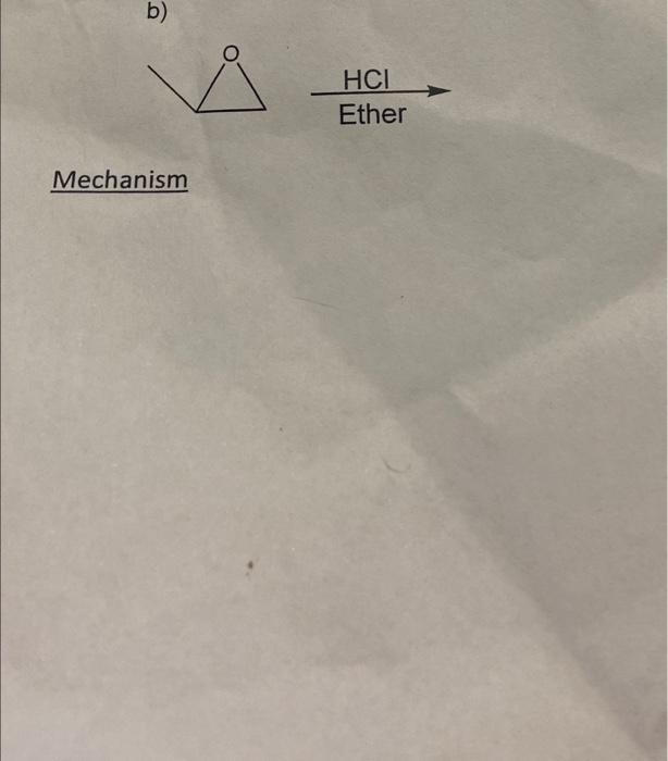 Solved Mechanism | Chegg.com