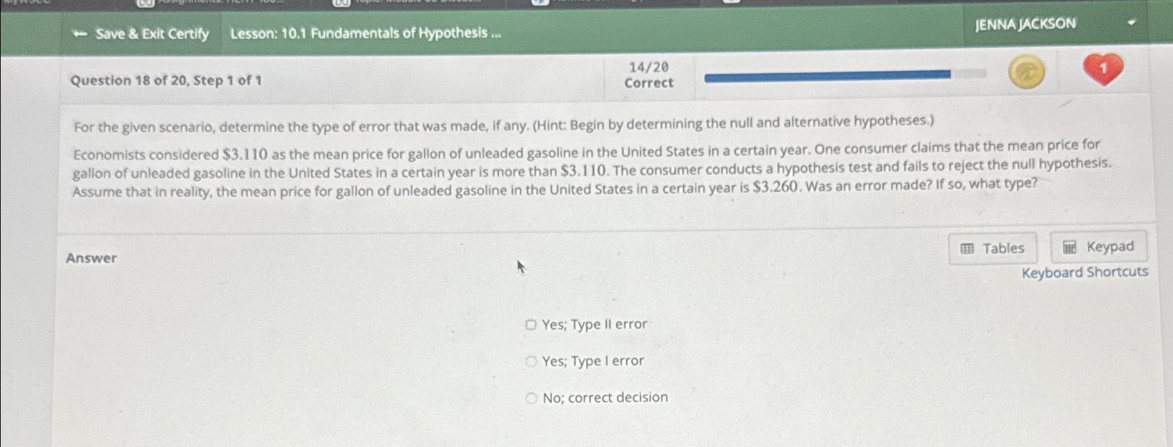 Solved Save & Exit CertifyLesson: 10.1 ﻿Fundamentals of | Chegg.com