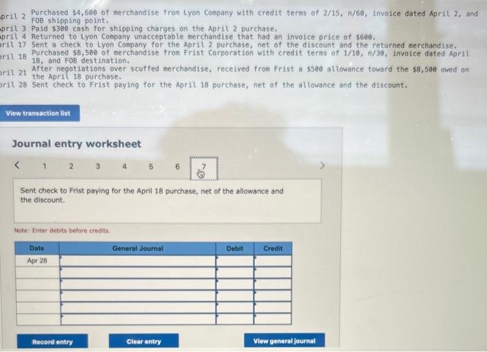 Solved Exercise 4-3 (Static) Recording purchases, purchases | Chegg.com