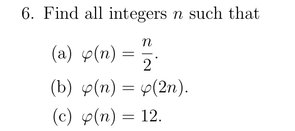 Solved Find all integers n ﻿such | Chegg.com