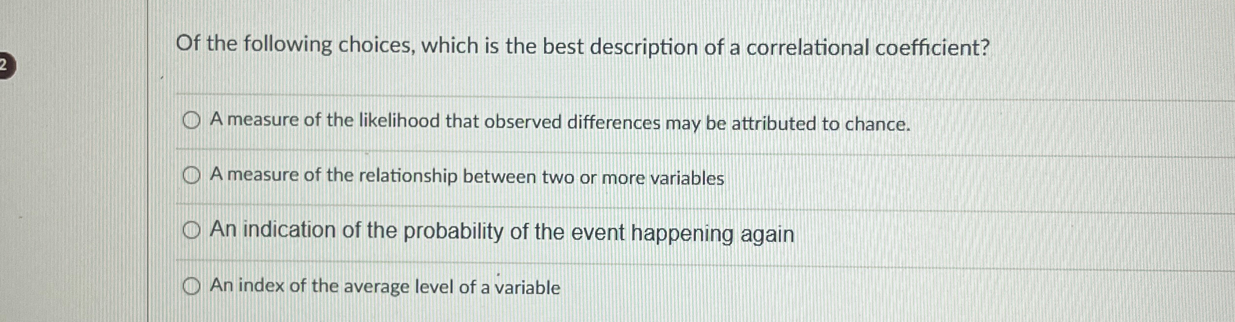 Solved Of the following choices, which is the best | Chegg.com