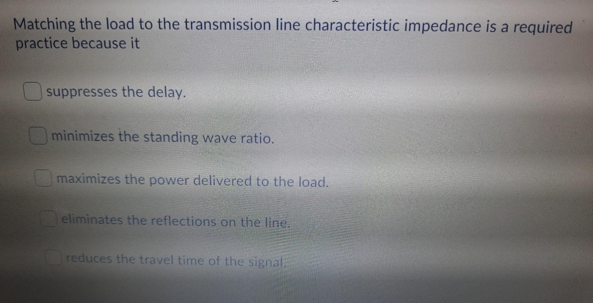 Solved Matching the load to the transmission line | Chegg.com