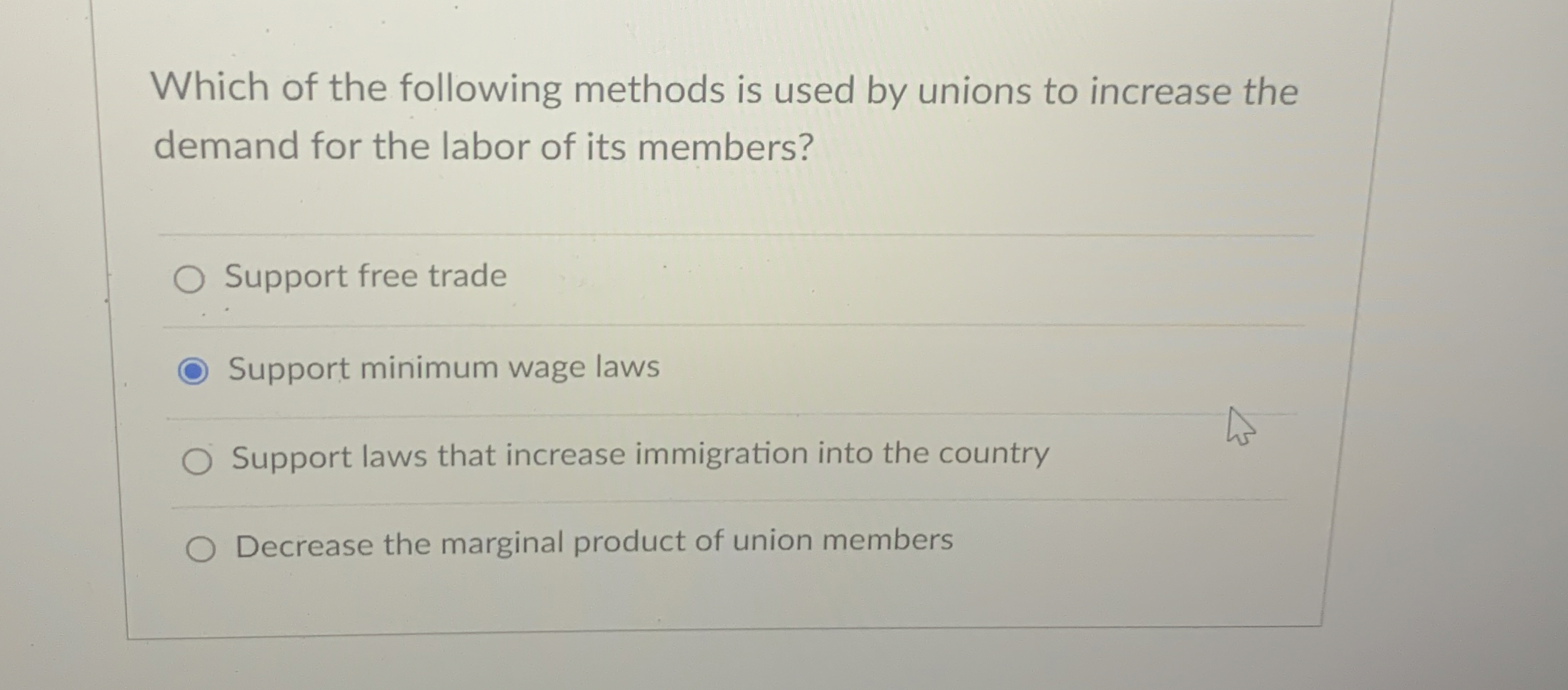 Solved Which of the following methods is used by unions to | Chegg.com