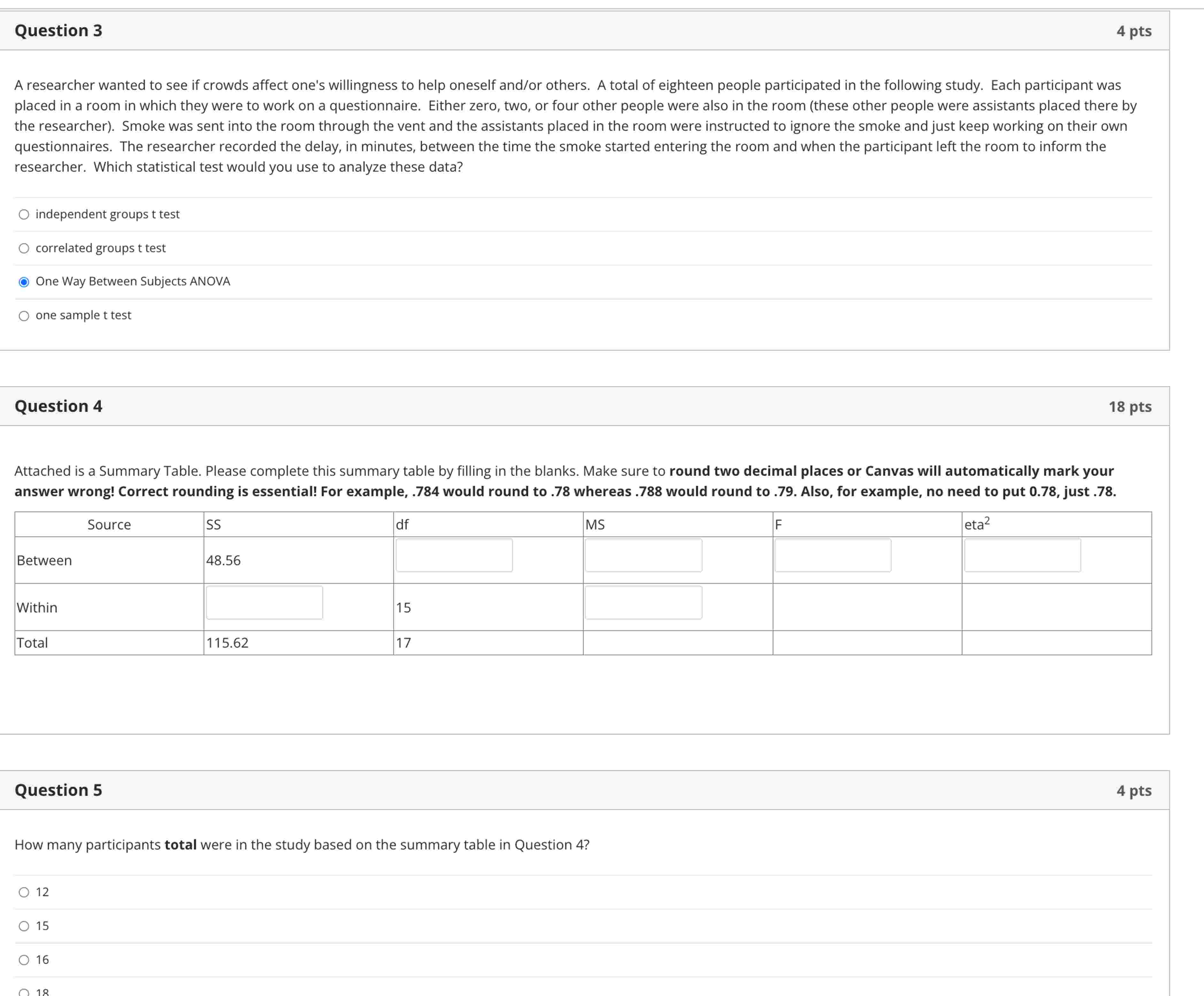 Solved Question 4Attached is a Summary Table. Please | Chegg.com