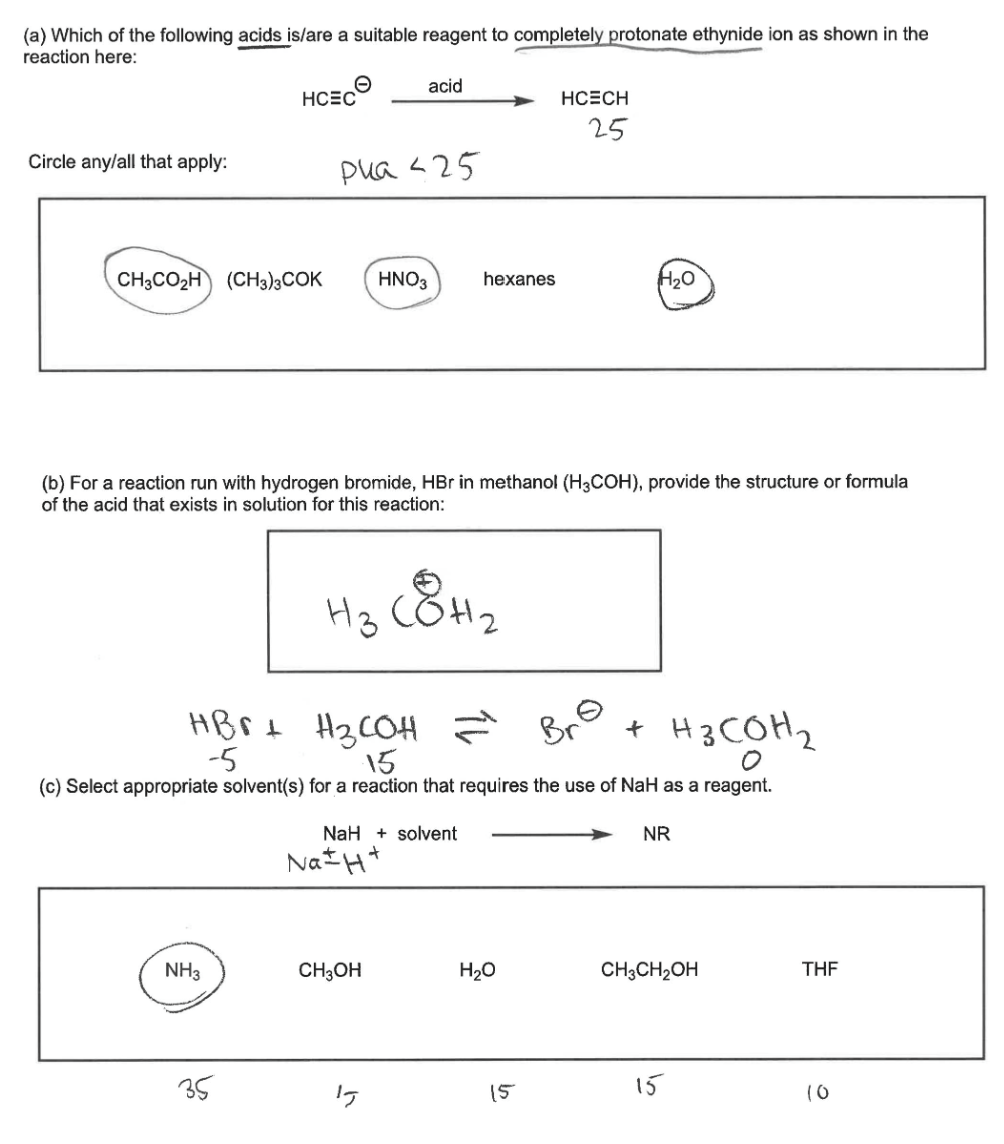 Solved (a) ﻿Which of the following acids is/are a suitable | Chegg.com