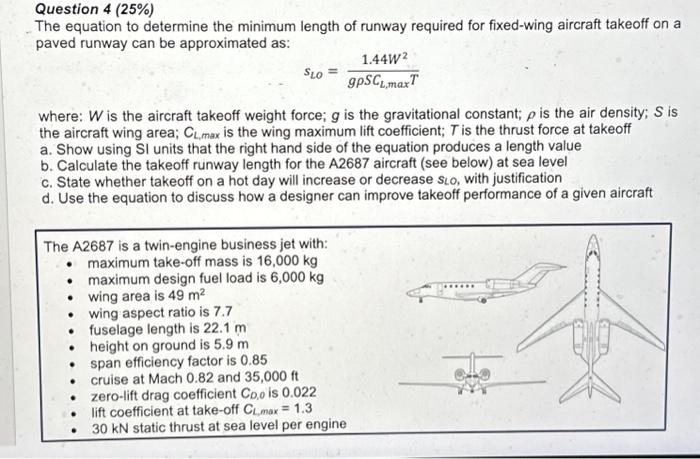 Solved Question 4(25%) The equation to determine the minimum | Chegg.com