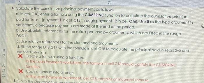Solved 4. Calculate the cumulative principal payments as | Chegg.com Solved 4. Calculate the cumulative principal payments as | Chegg.com