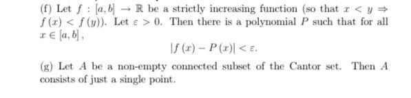 Solved F Let F [a B] → R Be A Strictly Increasing
