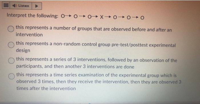 Solved Interpret the following: O→O→O→x→O→O→O this | Chegg.com